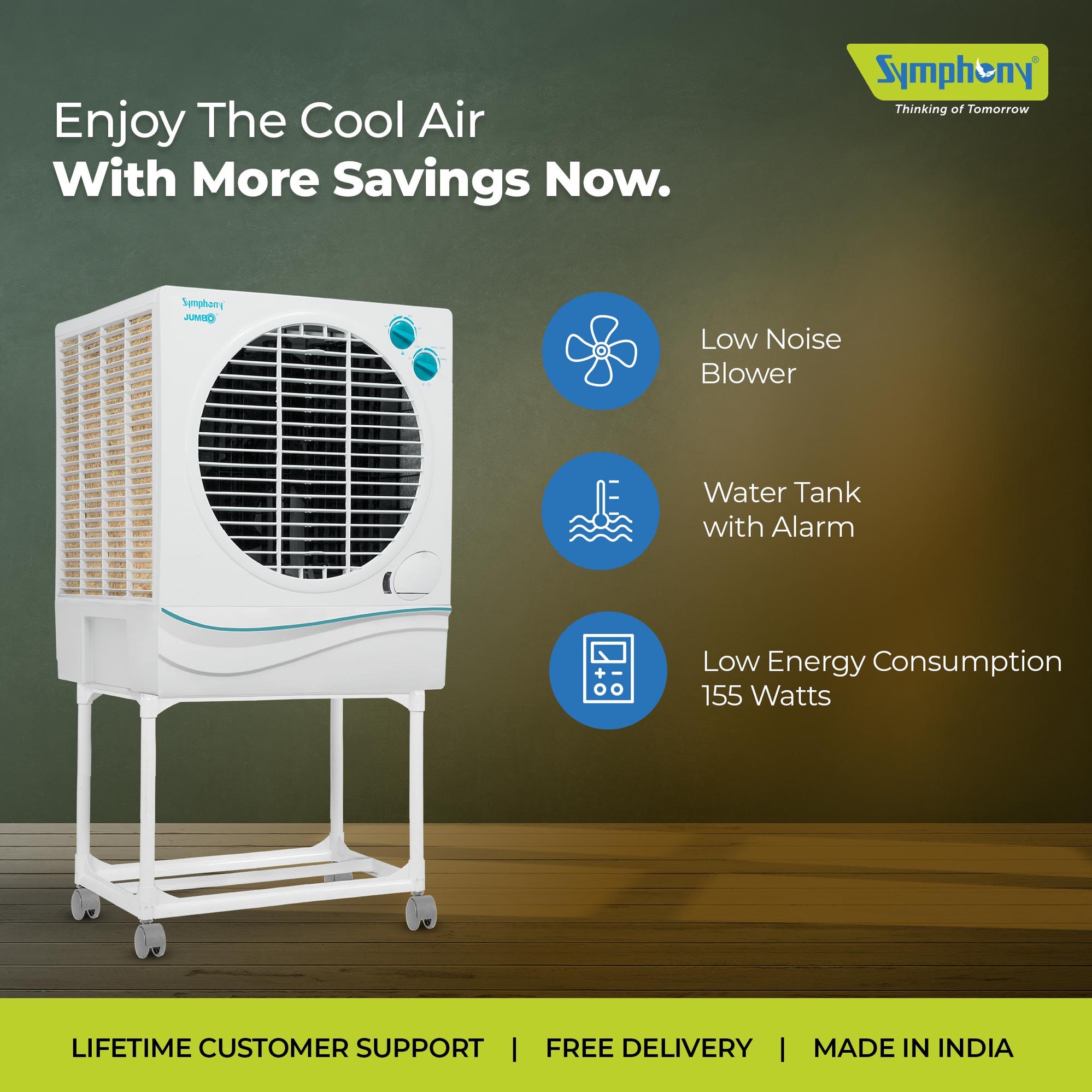 Jumbo 70 Desert Air Cooler 70-liters | Shop Symphony Ltd - Symphony Limited